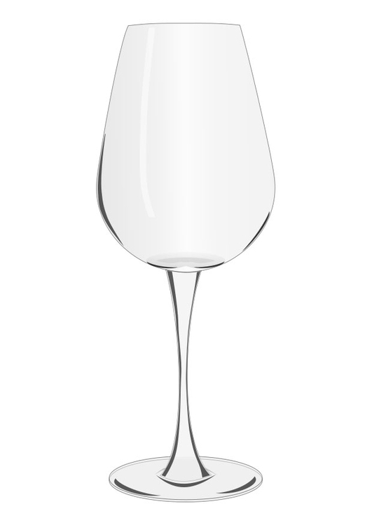 Bilde å fargelegge vinglass - Gratis Bildene For Fargelegging - bilde 29720
